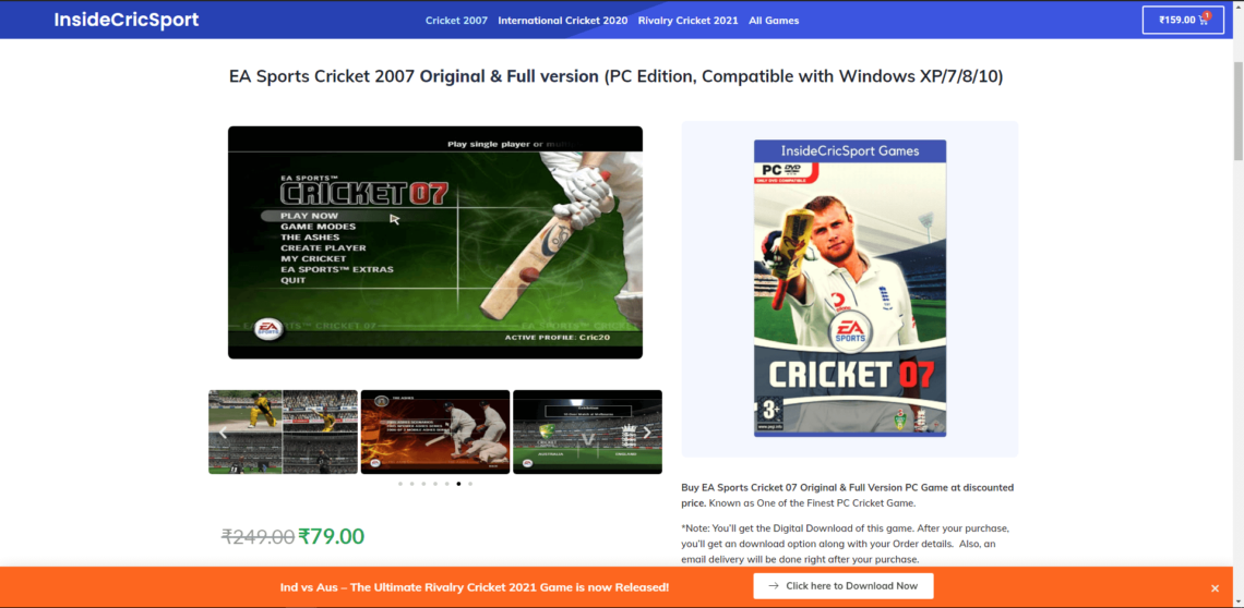 Cricket 07 for Windows 10 | Download, Install & Fix Errors in Windows 10