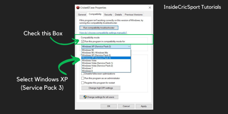 Cricket 07 for Windows 10 | Download, Install & Fix Errors in Windows 10